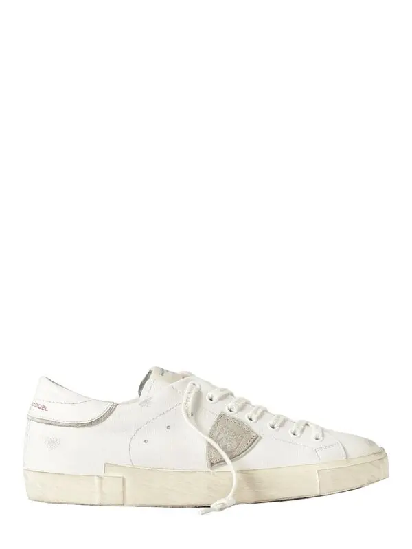 Philippe Model Prsx Suede Sneakers - Yellow Cream