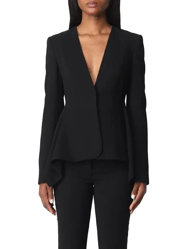 Blumarine Peplum Blazer - Black