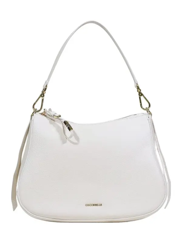 COCCINELLE Leather Shoulder Bag - Milk