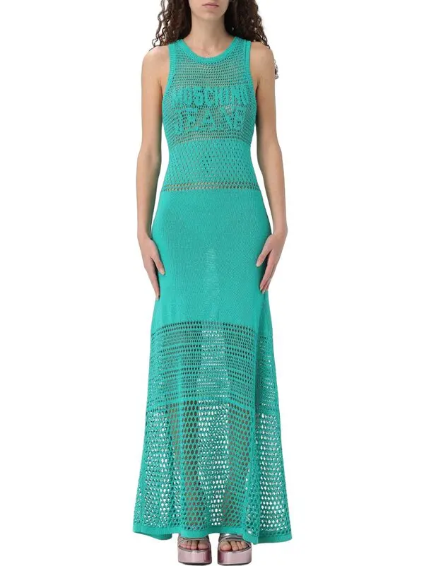 Moschino Knitted Maxi Dress - Green