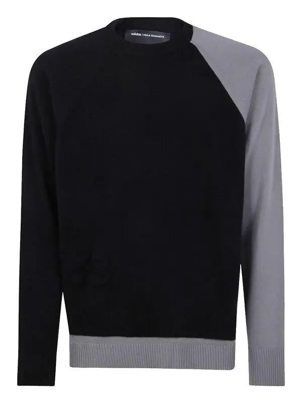 Y3 Colour Block Jumper - Black