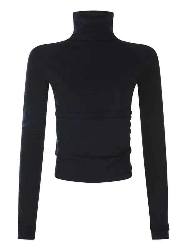Alaïa Long Sleeve Top - Black
