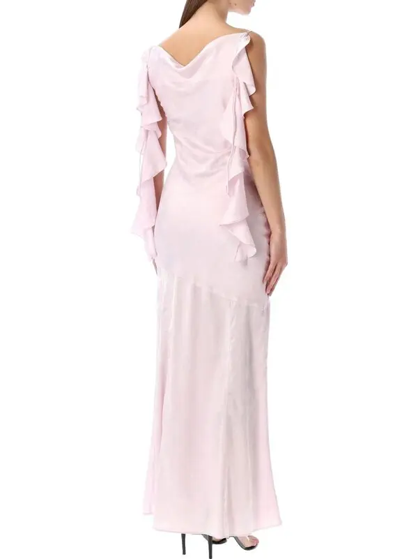 ROTATE BY BIRGER CHRISTENSEN Draped Gown - Pink