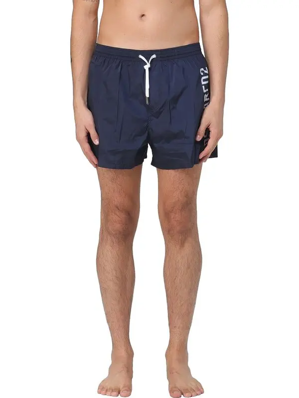 Dsquared2 Swim Shorts With Logo - Navy