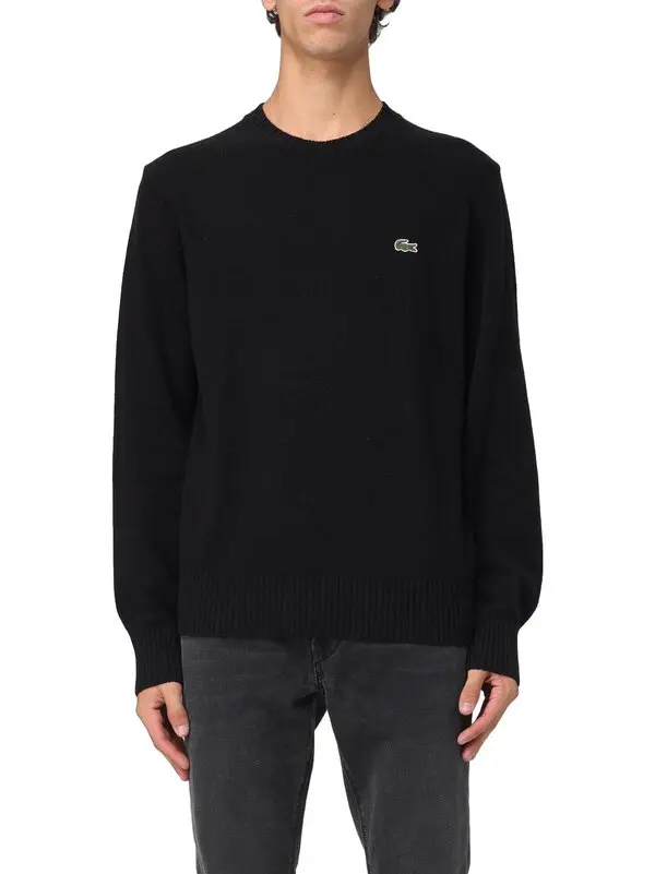 Lacoste Crew Neck Jumper - Black