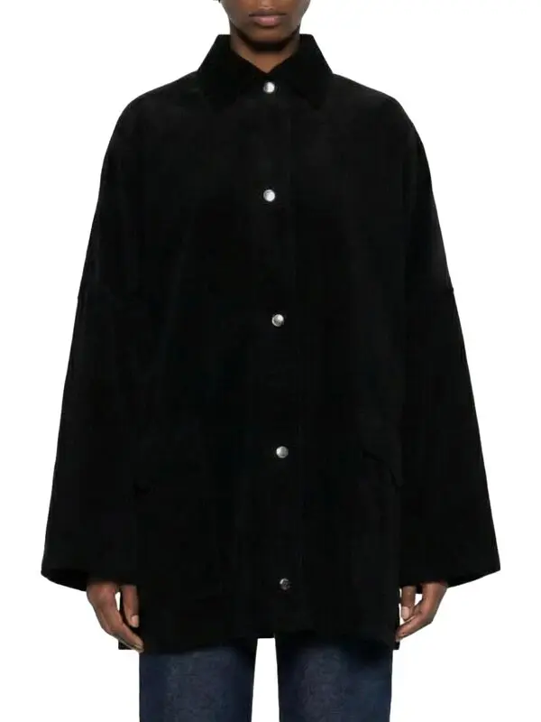 TOTEME Oversized Corduroy Jacket - Black