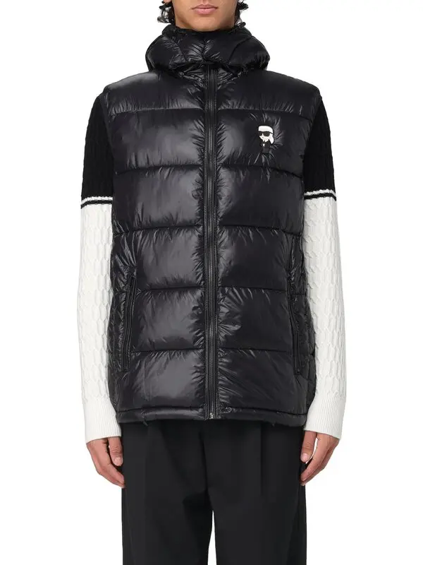 Karl Lagerfeld Quilted Gilet - Black