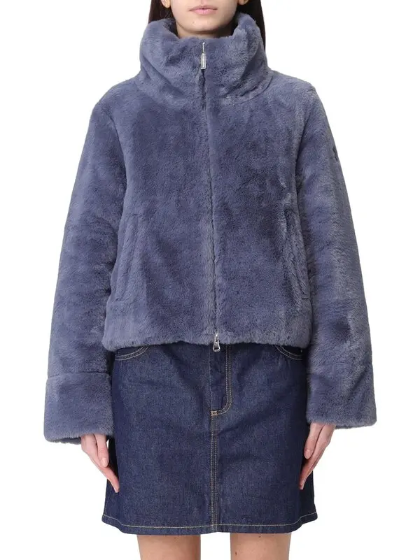 COLMAR Fur Trimmed Zip-up Jacket - Avion