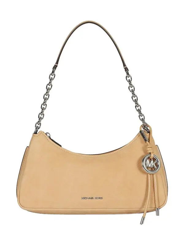Michael Kors Nolita Grained Leather Shoulder Bag - Brown