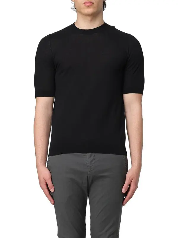 BALLANTYNE Short Sleeve Crewneck T-shirt - Black