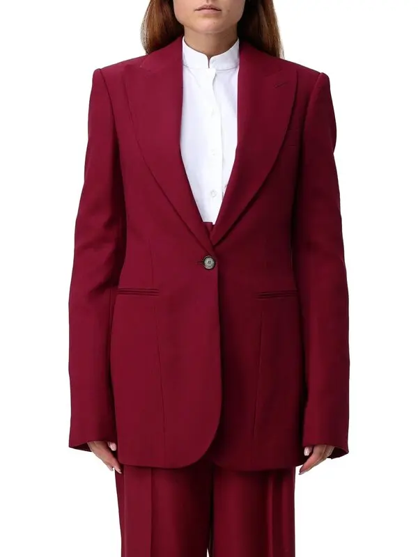 Stella McCartney Single-breasted Tailored Jacket - Burgundy