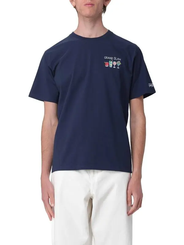 MC2 SAINT BARTH Cotton Crew Neck T-shirt - Blue