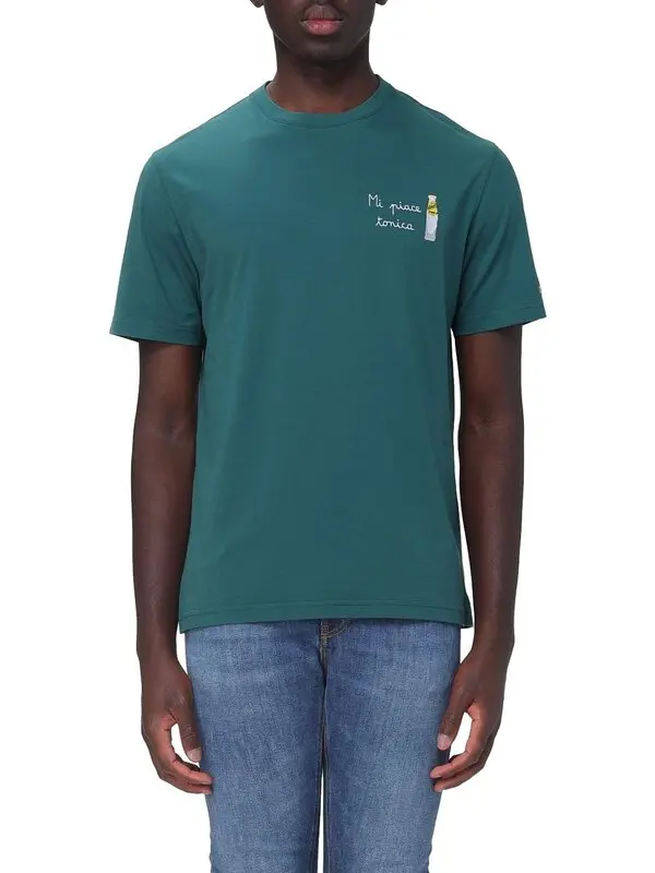 MC2 SAINT BARTH Cotton Crew Neck T-shirt - Green