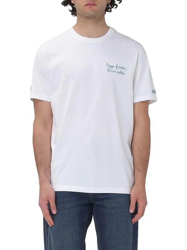MC2 SAINT BARTH Cotton Crew Neck T-shirt - Ivory