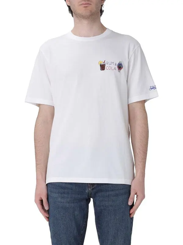 MC2 SAINT BARTH Cotton Crew Neck T-shirt - White