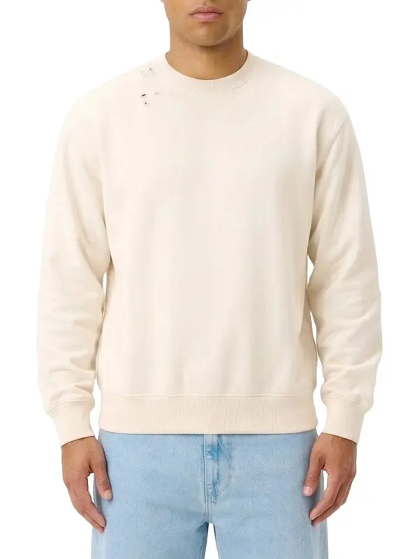 CYCLE Cotton Crewneck Sweatshirt - Grey