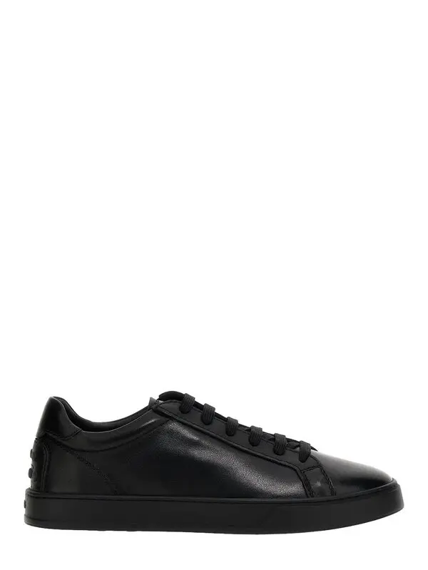 TOD'S Leather Trainers - Black