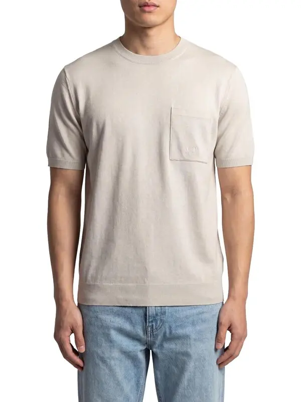 C.P. COMPANY Cotton Crew Neck Sweater - White
