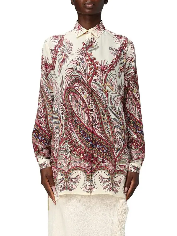 Etro Paisley Print Shirt - Burgundy