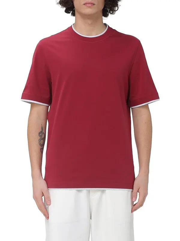 Brunello Cucinelli T-shirt Colour - Cherry