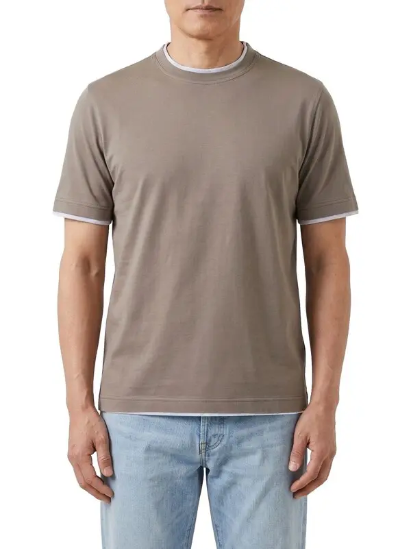 Brunello Cucinelli T-shirt Colour - Kaki