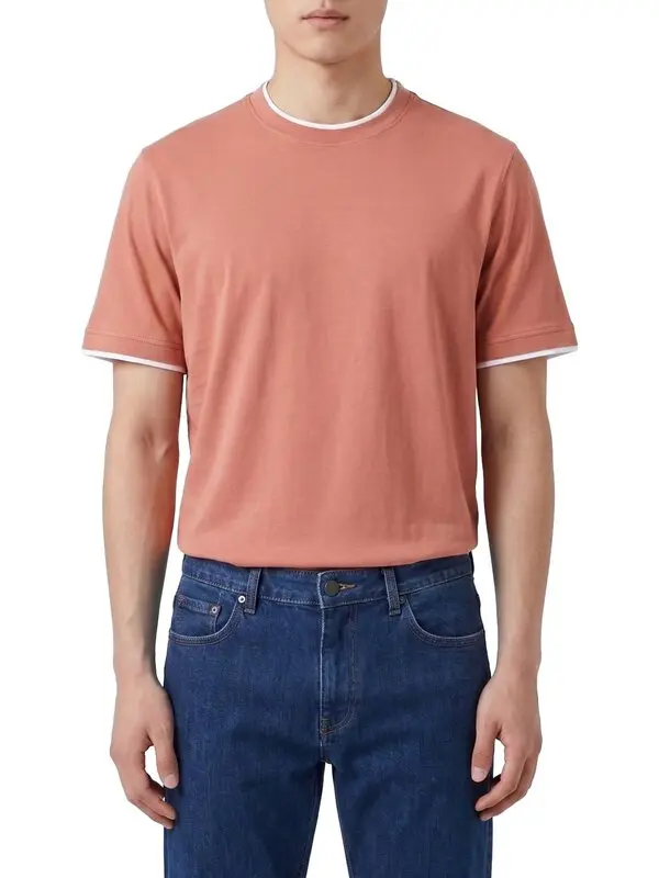 Brunello Cucinelli T-shirt Colour - Orange
