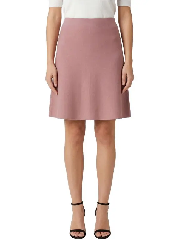 ROBERTO COLLINA Viscose Mini Skirt - Brown