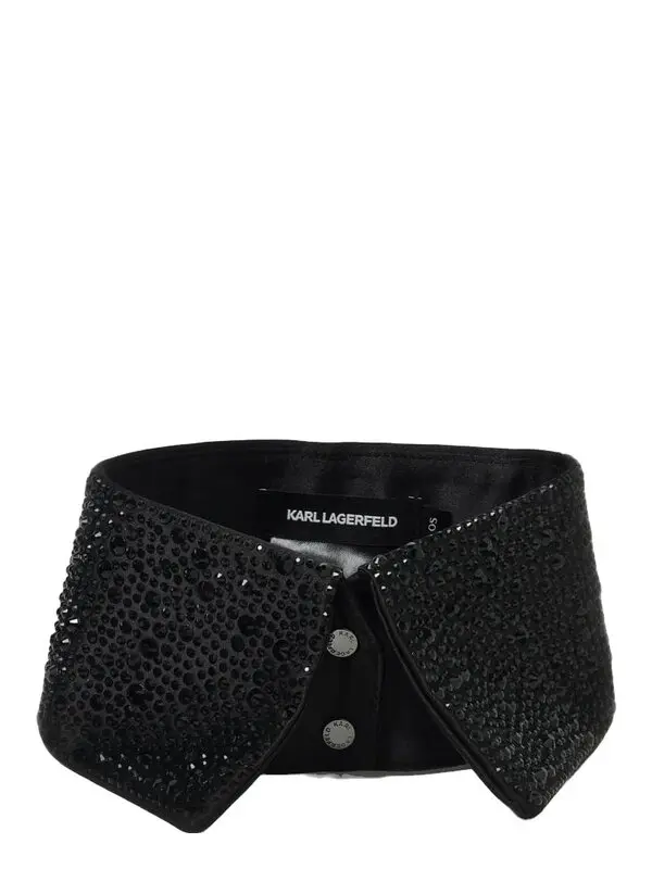 Karl Lagerfeld Embellished Collar - Black