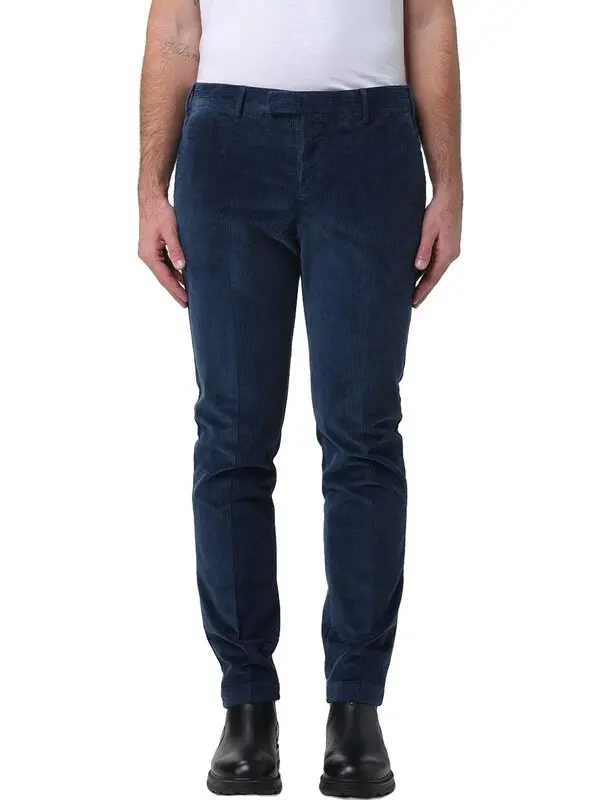 PT TORINO Corduroy Tailored Trousers - Blue