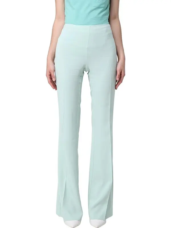 Pinko Jersey Flared Trousers - Green