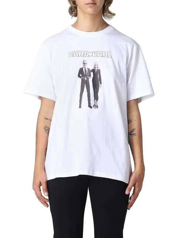 Karl Lagerfeld Graphic T-shirt - White
