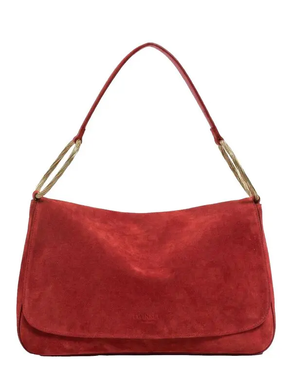 TWINSET Suede Shoulder Bag - Multicolor