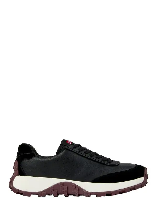Camper Lace-up Leather Sneakers - Black