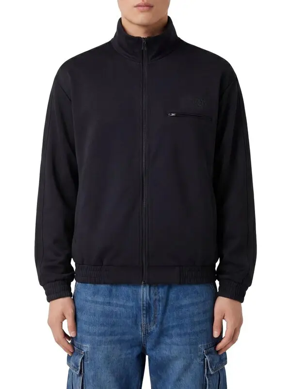 MAISON MARGIELA Cotton Zip-up Hoodie - Black