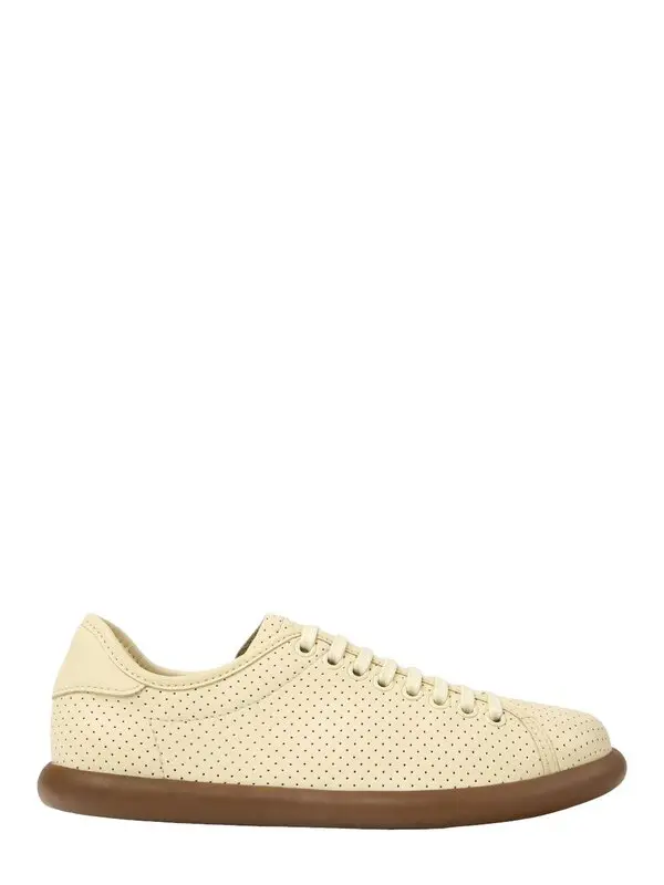 Camper Perforated Lace-up Sneakers - Yellow