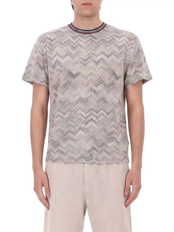 Missoni Zig Zag T-shirt - Beige