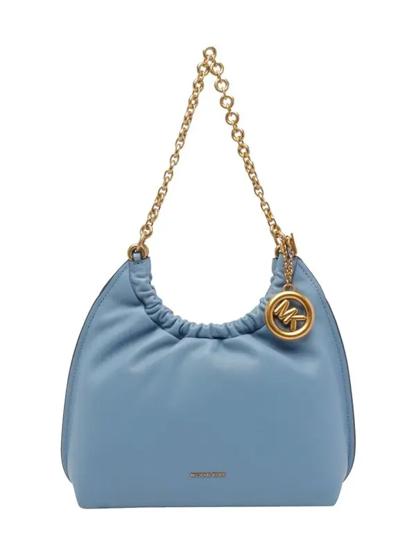Michael Kors Leather Shoulder Bag - Blue