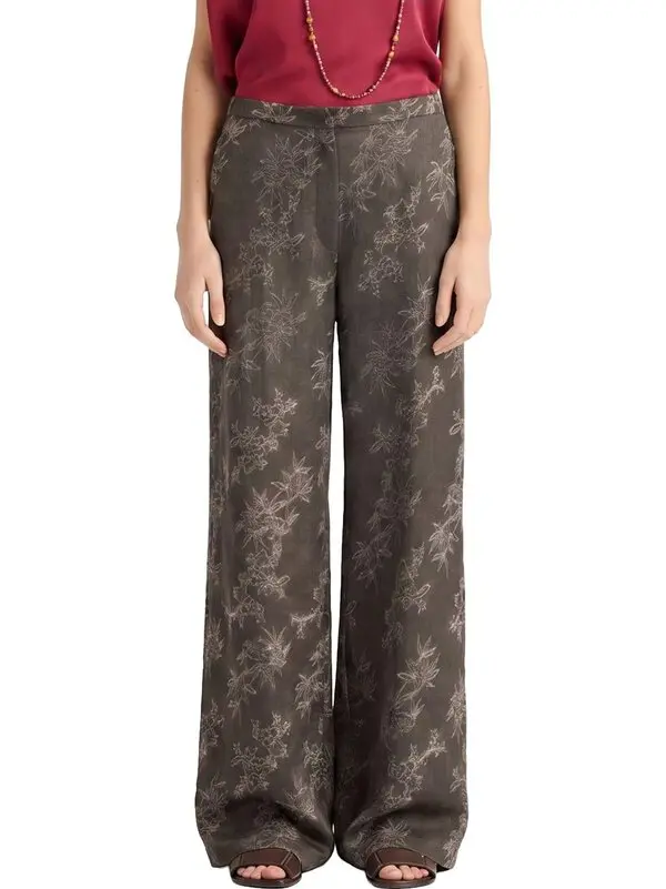 Momoni Palazzo Pants - Brown