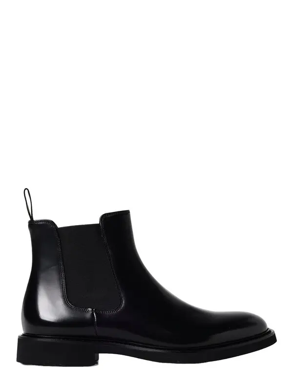 DOUCAL'S Chelsea Ankle Boots In Brushed Calfskin - Black
