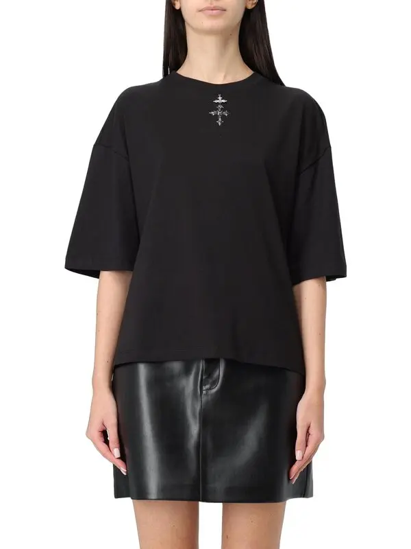 CHIARA FERRAGNI T-shirt With Embellishment - Black
