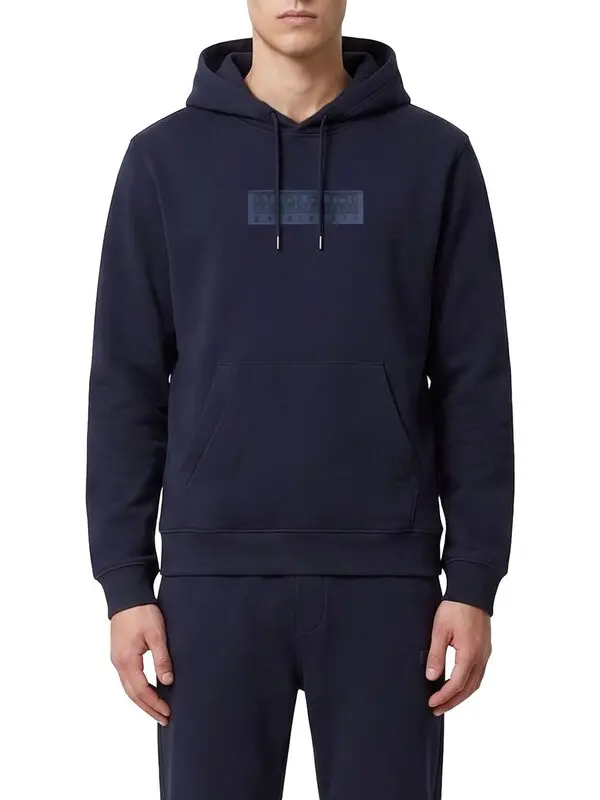 NAPAPIJRI Cotton Hoodie With Logo - Blue