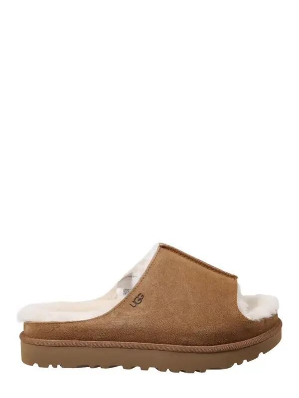 UGG Greenport Suede Sliders - Beige