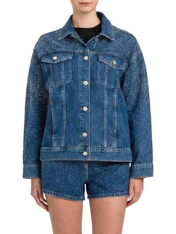 TWINSET Embellished Jacket - Denim