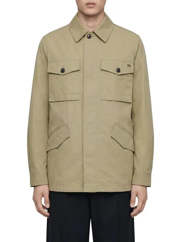 Burberry Cotton Shirt Jacket - Beige