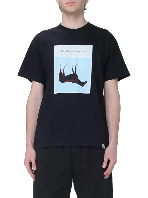 Carhartt Work In Progress Printed Cotton T-shirt - Black