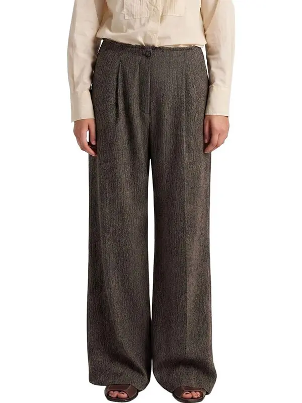 Momoni Palazzo Trousers - Black