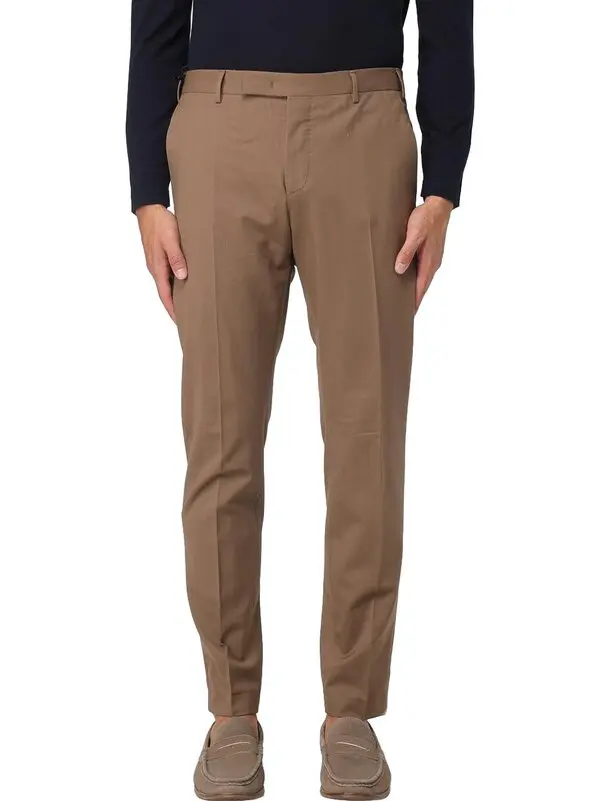 PT TORINO Tailored Trousers - Camel