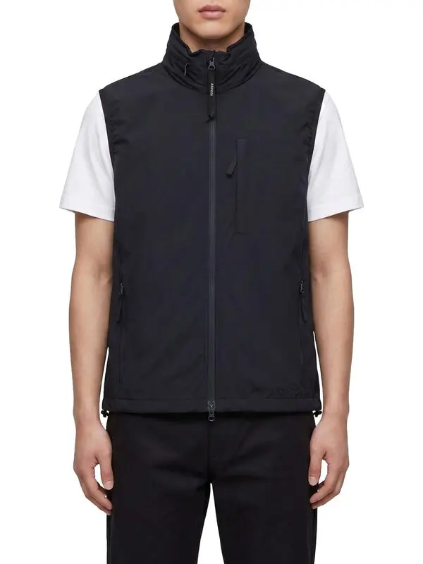 Aspesi Stretch Technical Fabric Vest - Navy