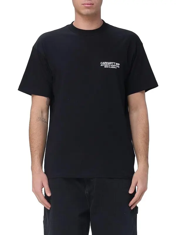 Carhartt Work In Progress Printed Cotton T-shirt - Black
