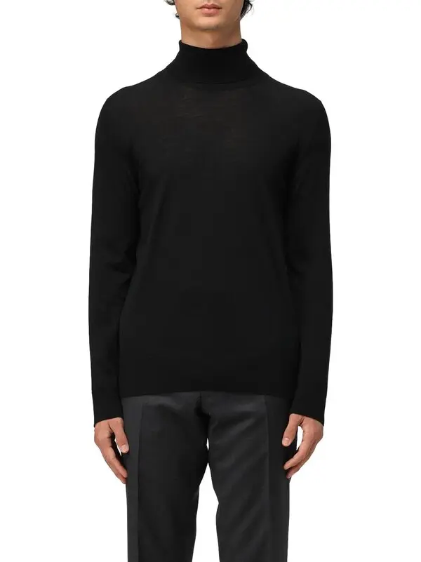 Barena Venezia Fine Knit Turtleneck Pullover - Black